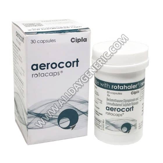 Aerocort Rotacaps | Levosalbutamol Online at Best Price In USA