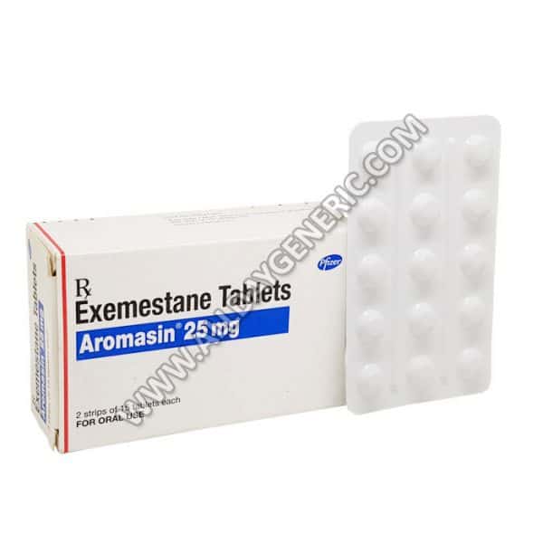 Aromasin 25 mg (exemestane 25 mg) For sale - Cost, Side Effects, dosege