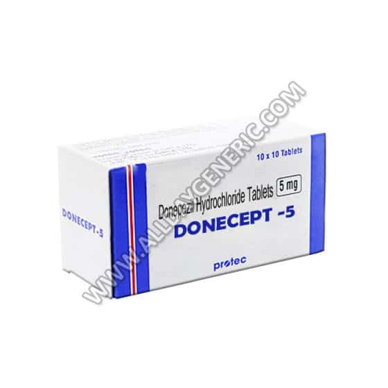 Donecept 5mg (Donepezil) side effects, uses, dosage, brand name at usa