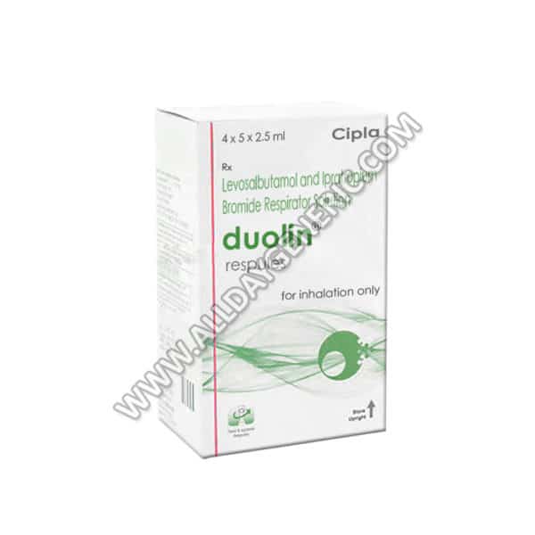 Duolin Respules - Levosalbutamol + Ipratropium for asthma in USA, Uk,CA