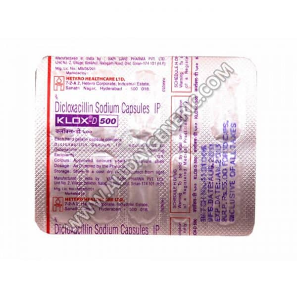 Klox-D 500 mg | Doxycycline Bacterial Infection | Dicloxacillin used for?