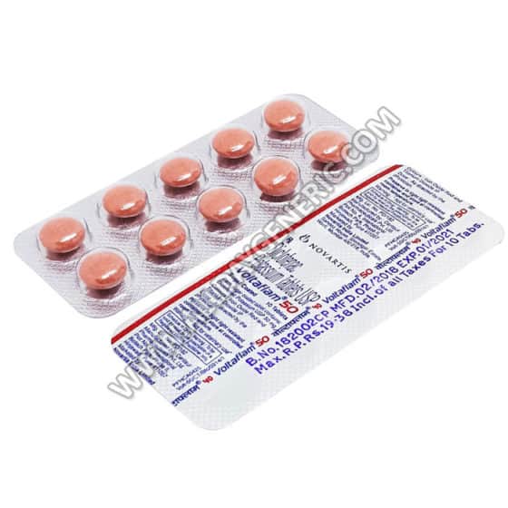 Voltaflam 50 | Diclofenac 50mg - Side Effects, Dosage, Price, Reviews