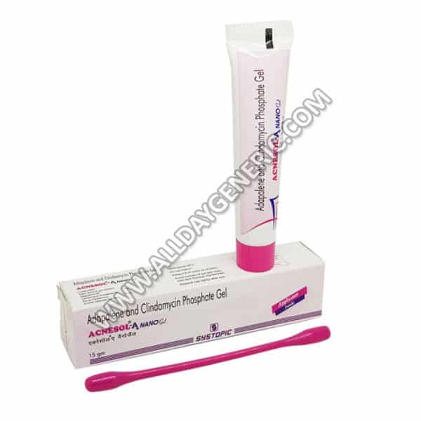 Acnesol A Nano Gel | Adapalene and Clindamycin gel price, Uses, reviews