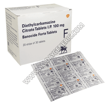 Banocide Forte (Diethylcarbamazine) - Uses, Side effects and Precautions