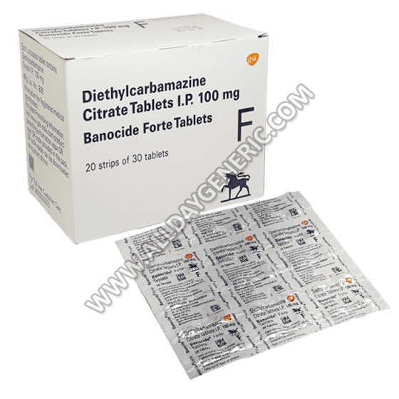Banocide Forte (Diethylcarbamazine) - Uses, Side effects and Precautions