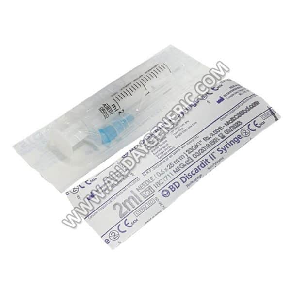 BD Plastipak Syringe with Needle 2ml (Syringe) at Alldaygeneric