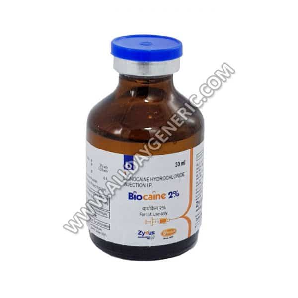 Lidocaine injection (Biocaine 2% Injection) - Uses, Side effects ...