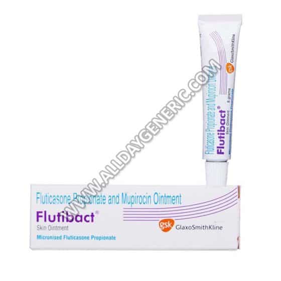 Flutibact Ointment (Fluticasone / Mupirocin) low Price at USA, UK