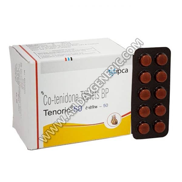 Tenoric 50 Tablet online | Atenolol chlorthalidone dosage, uses, side ...