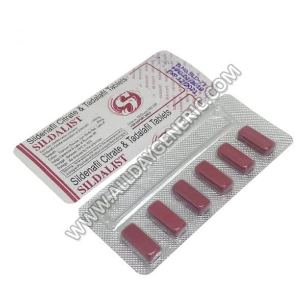 Sildalist (Sildenafil Citrate 100mg & Tadalafil 20mg) | AllDayGeneric